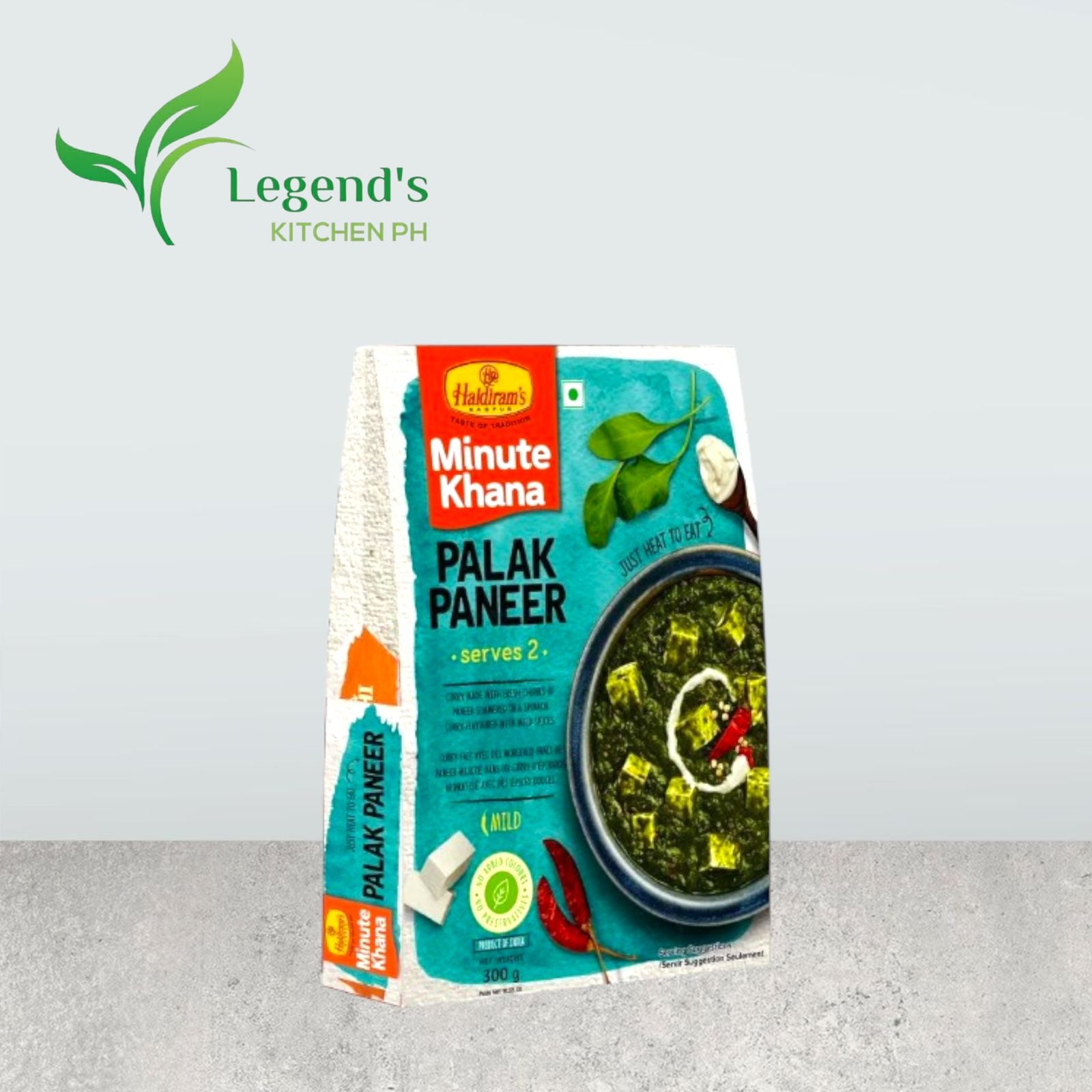HALDIRAM'S Palak Paneer |Ready to Eat Indian Dishes (300g) – Legend's ...