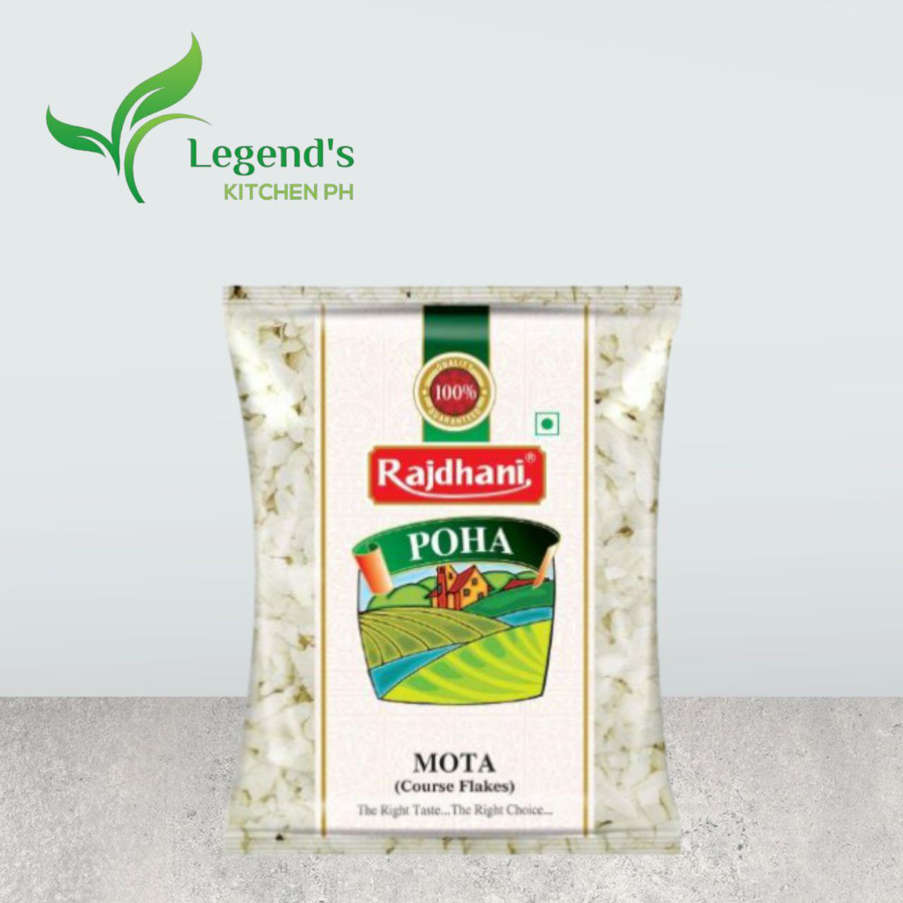 Rajdhani Poha Mota Flattened Rice (Pinipig) – Legend's Kitchen Ph